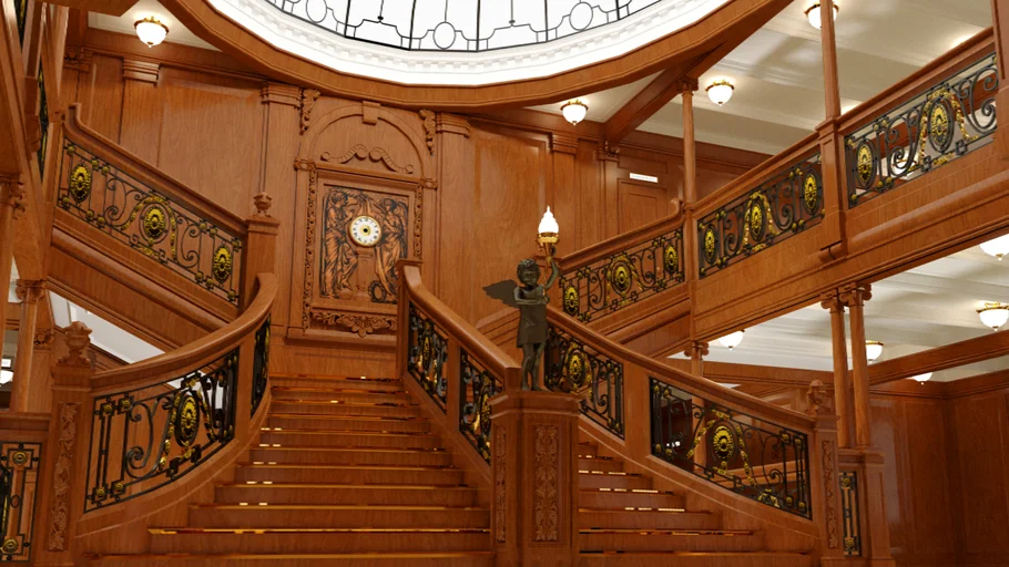 Titanic First Class Grand Staircase