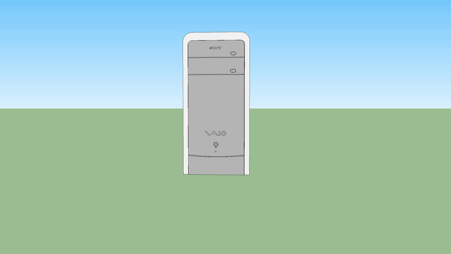 Sony (VAIO PCV-2242) desktop computer tower | 3D Warehouse