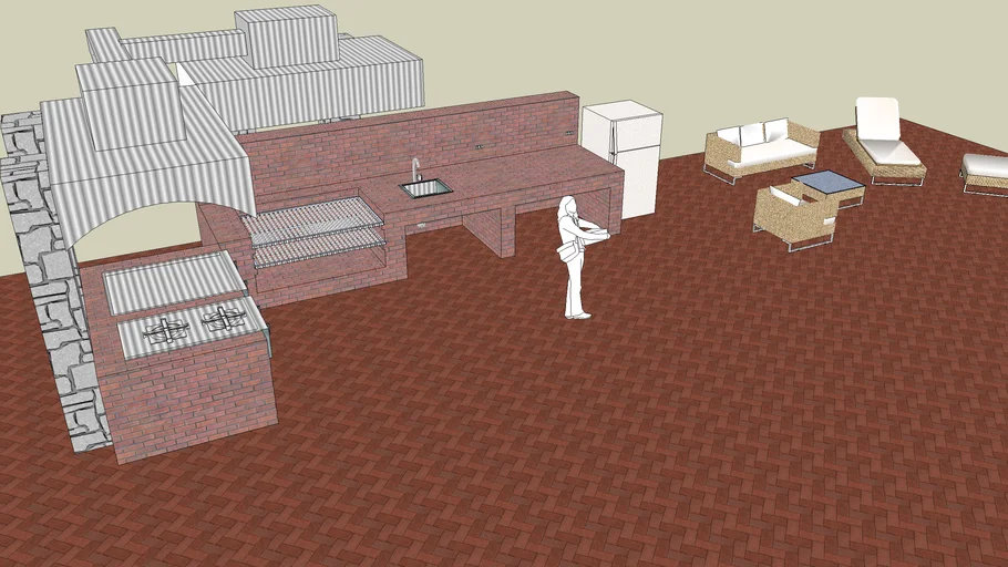 Dream BBQ Area | 3D Warehouse