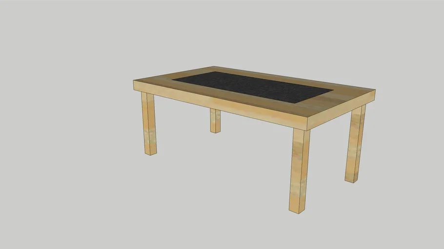Table basse simple | 3D Warehouse