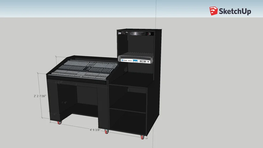 Audio Desk | 3D Warehouse