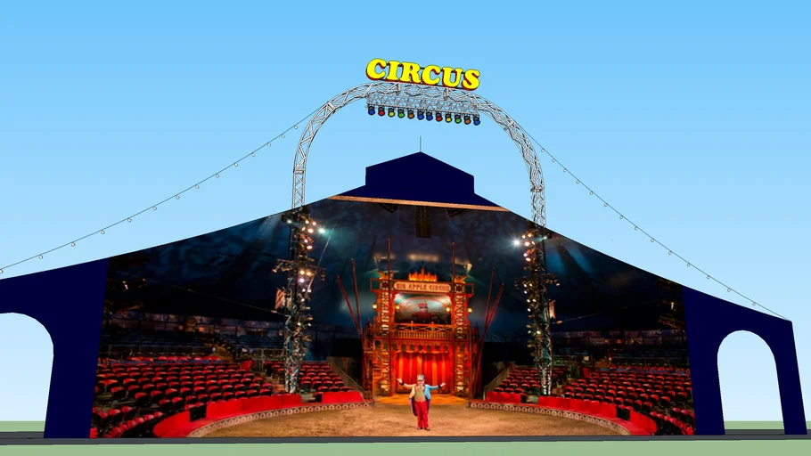 circus front entrance facade | 3D Warehouse