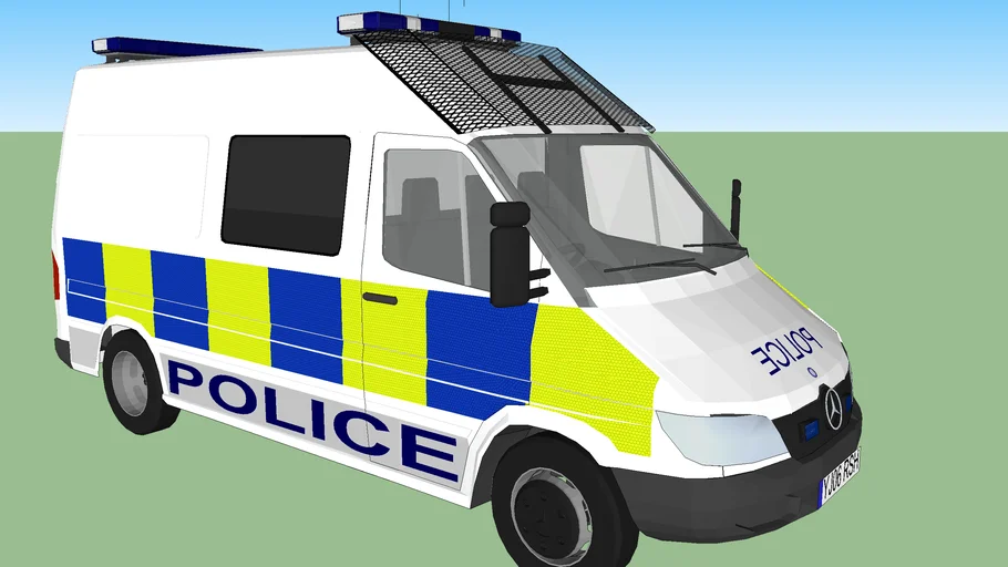 Mercedes Sprinter Public Order Police Van UK | 3D Warehouse