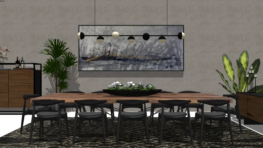 DINING SET-03 | 3D Warehouse