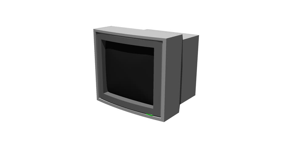 CRT monitor 1987 | 3D Warehouse