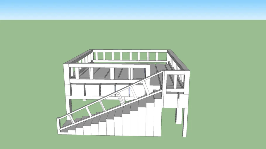 deck construction | 3D Warehouse