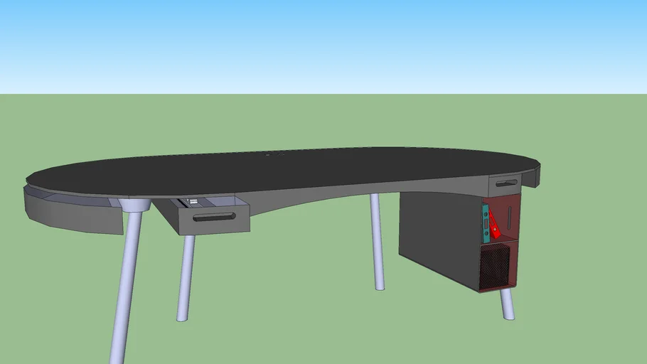 Office desk | 3D Warehouse
