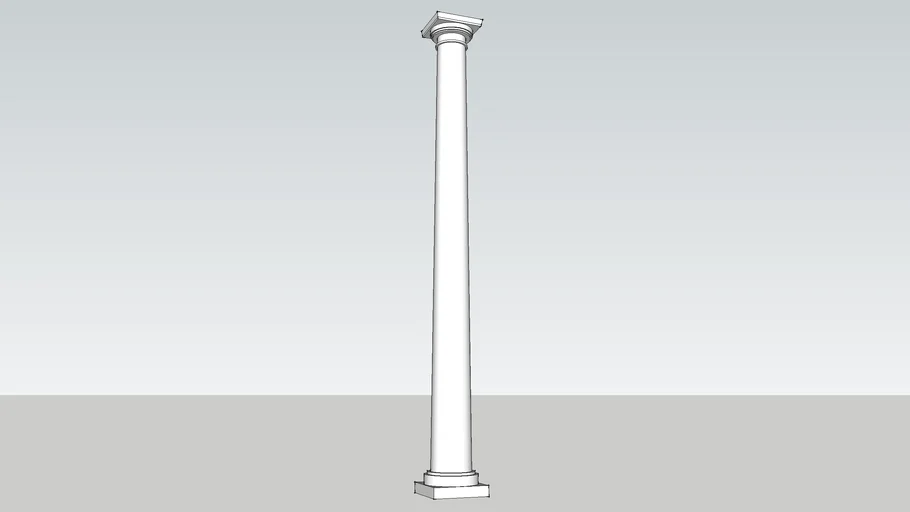 Tuscany Column 8 Foot | 3D Warehouse