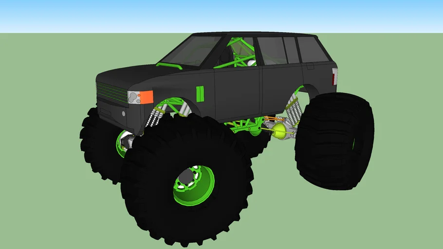 range rover monster truck | 3D Warehouse