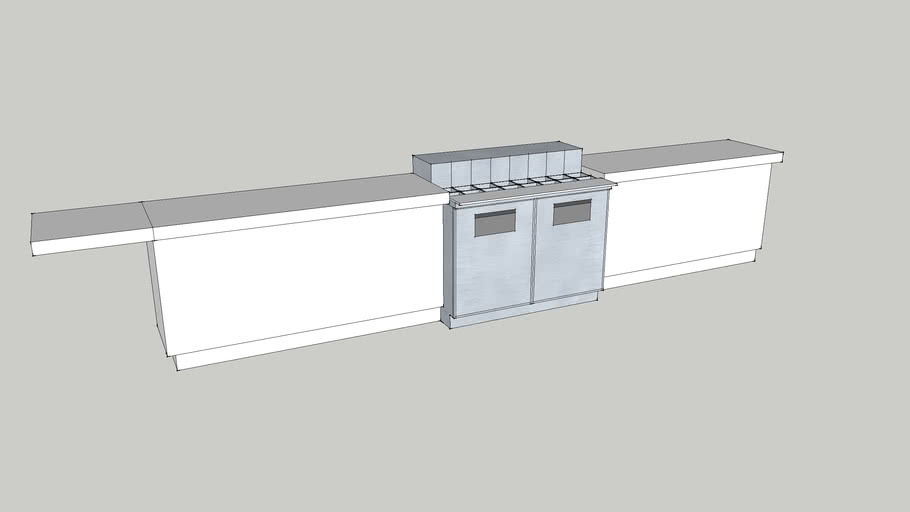 store counter | 3D Warehouse