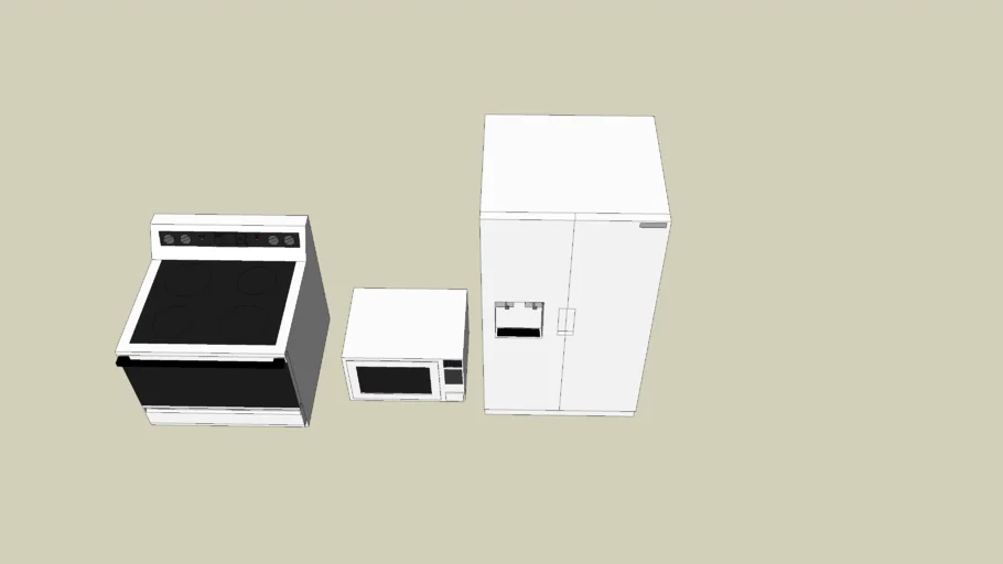 Kitchen Appliances | 3D Warehouse