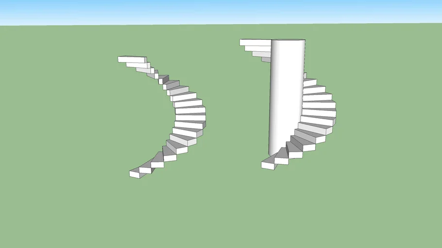 Spiral Stairs Steps | 3D Warehouse