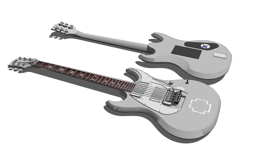 ESP RZK-1 Richard Z. Kruspe Signature (for GMC contest) | 3D Warehouse
