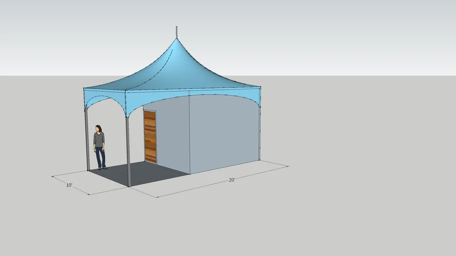 Khemah Stor | 3D Warehouse