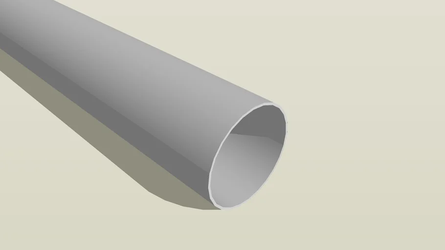 Tubo PVC-S Ø110mm×1m Gris Cementar | 3D Warehouse