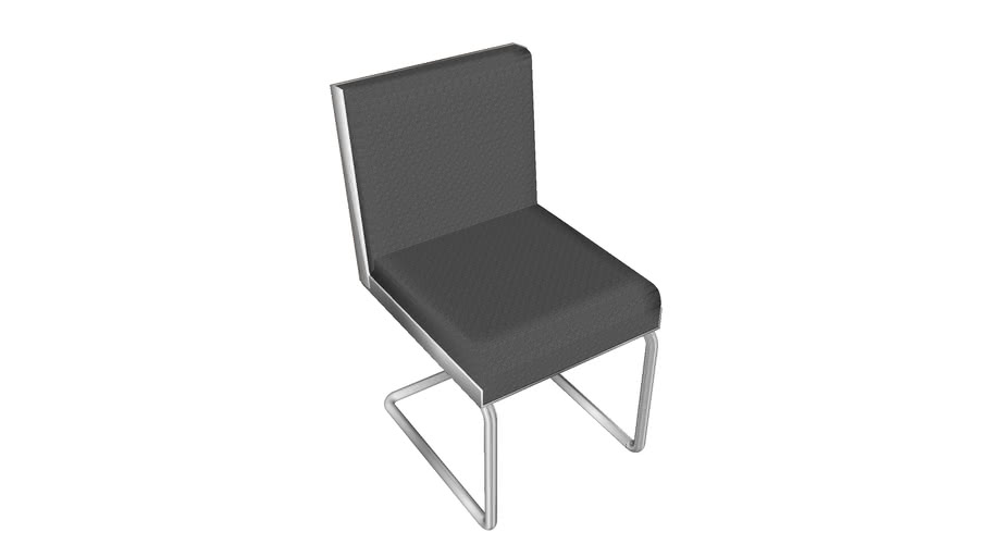 Upholstered metal chair | 3D Warehouse