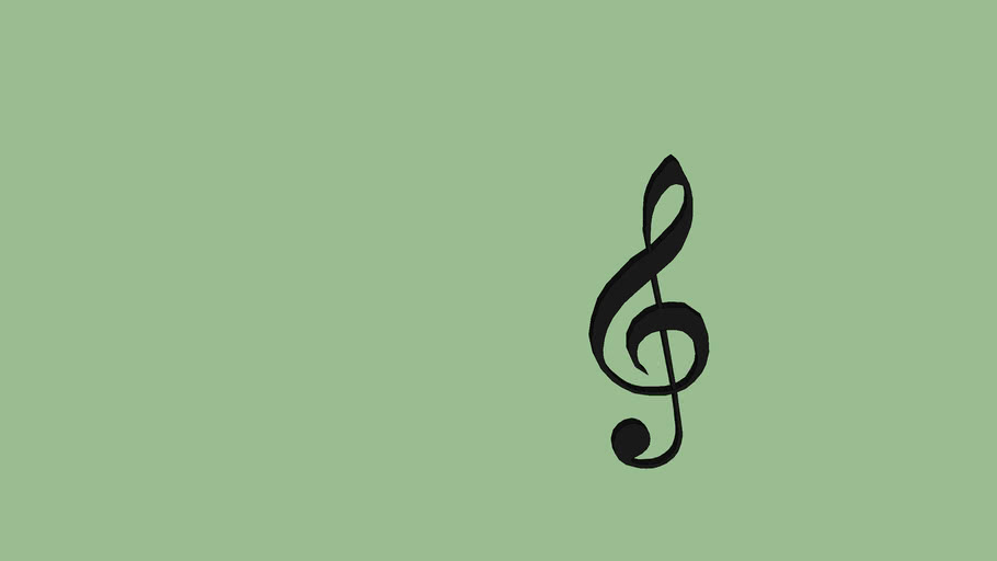 Nota Musical Sol | 3D Warehouse