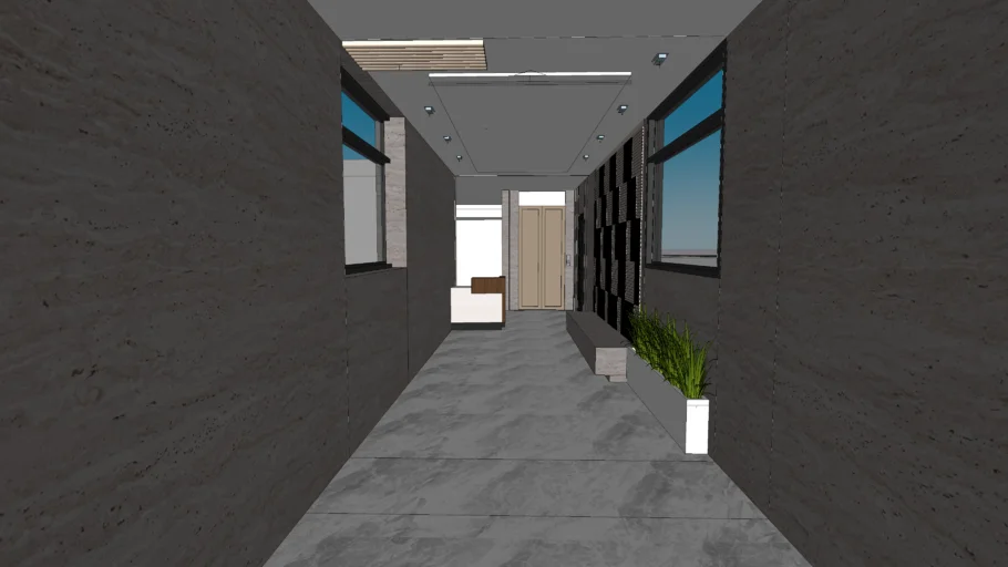 lobby design reseidential | 3D Warehouse