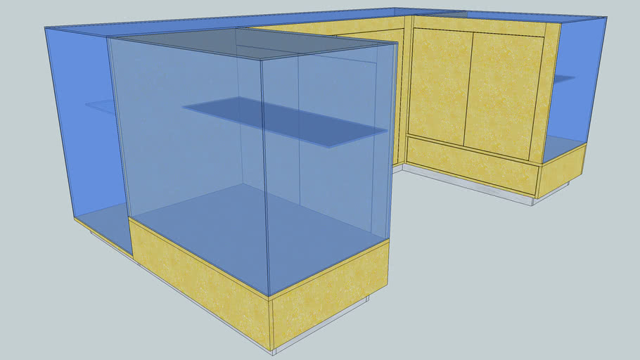 MODULO ISLA PARA PLAZA COMERCIAL | 3D Warehouse