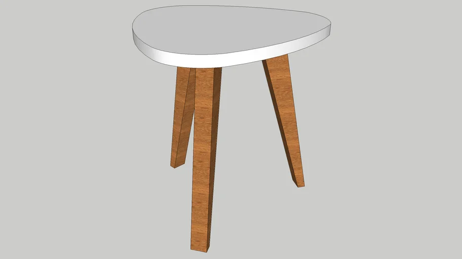 Mid century modern stool | 3D Warehouse