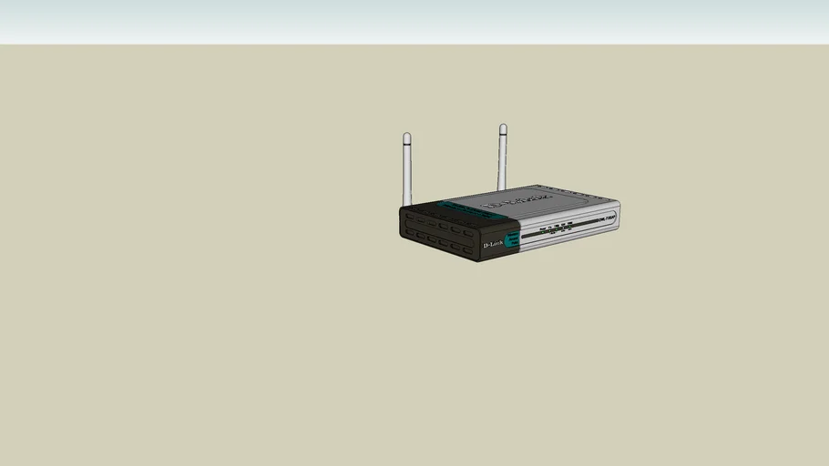 d link router1 | 3D Warehouse