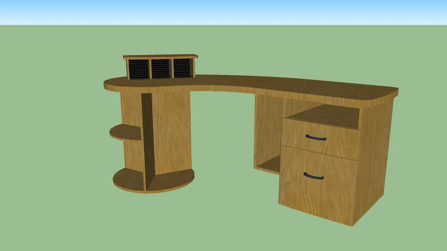 computer desk | 3D Warehouse
