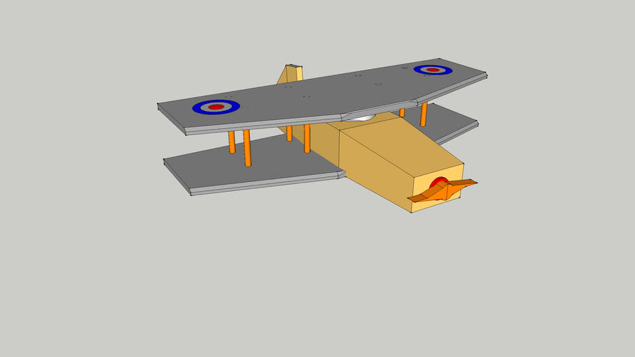 Biplane | 3D Warehouse