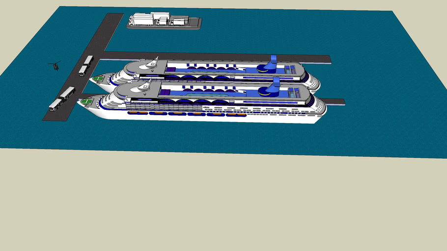 Cruise Ships and Docks | 3D Warehouse