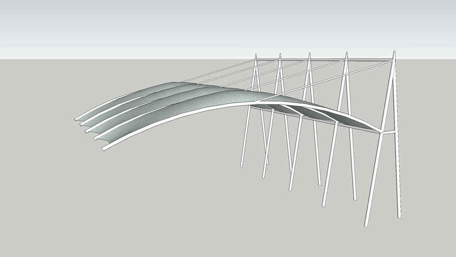 Atap Membrane | 3D Warehouse
