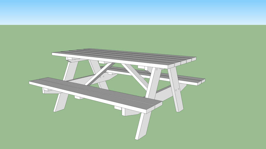 Picnic Table | 3D Warehouse