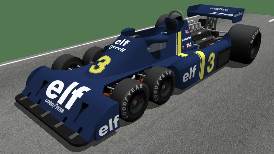 Tyrrell P34 (1976) | 3D Warehouse