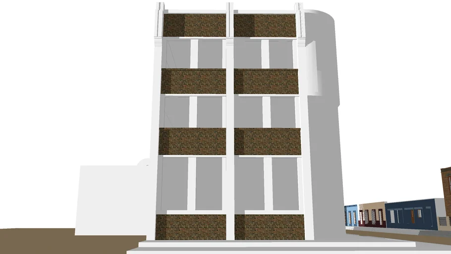 Edificio 3 plantas en Monterrey | 3D Warehouse