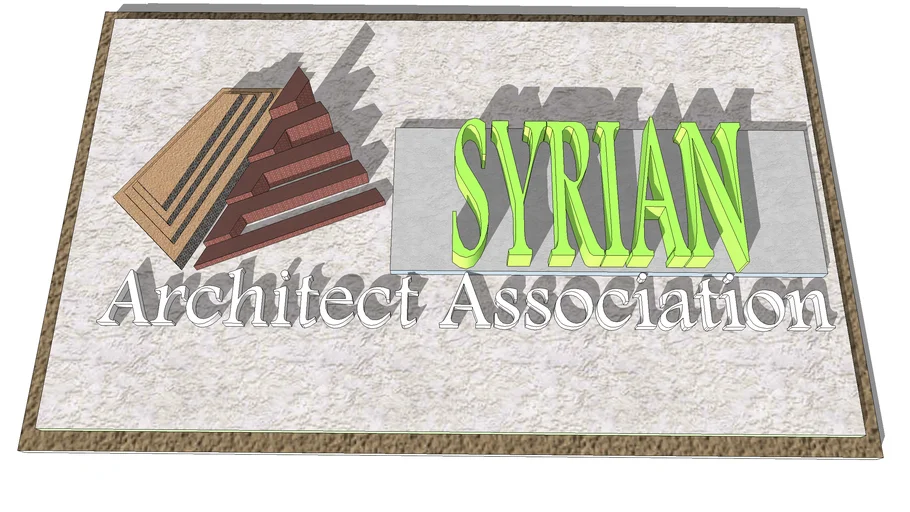 logo for syrian architect association. | 3D Warehouse