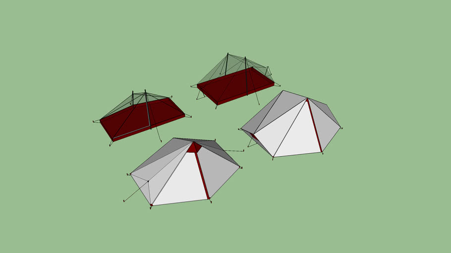 Tarp Tent 2019 Model. | 3D Warehouse
