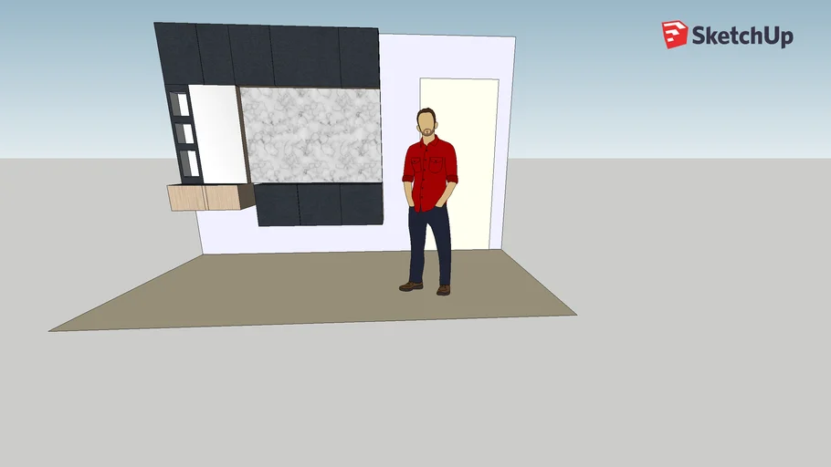 Build in TV set | 3D Warehouse