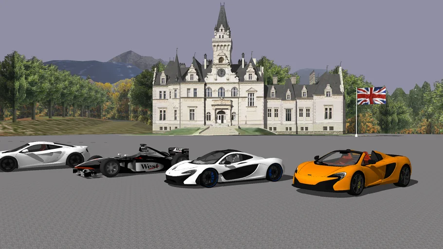 British car design tribune MACLAREN BUNDLE | 3D Warehouse