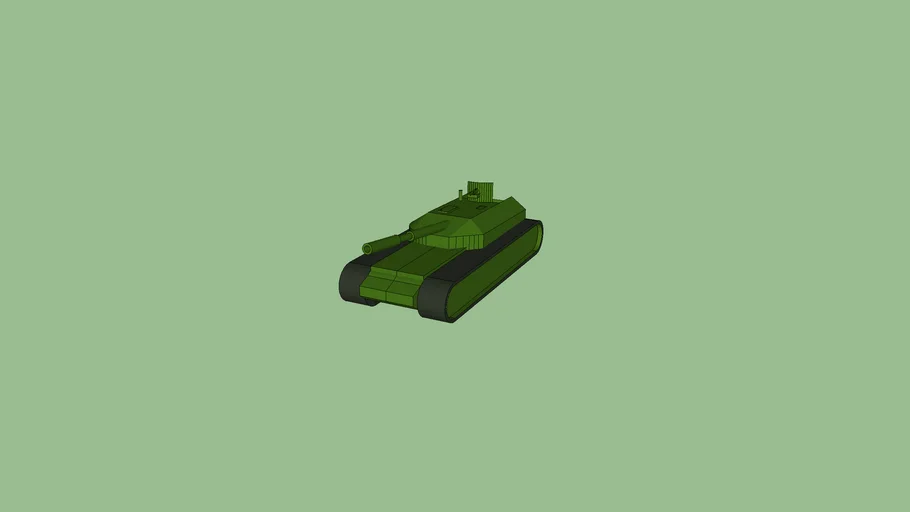 Simple WWII Tank | 3D Warehouse