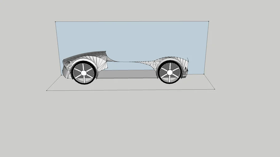 first car, day 3 of sketchup | 3D Warehouse