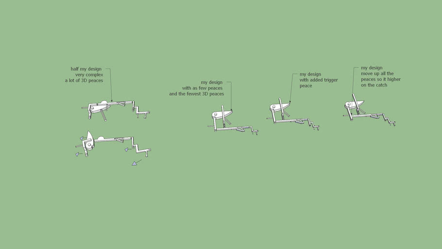 triggert system for a semi auotmatic .22 | 3D Warehouse