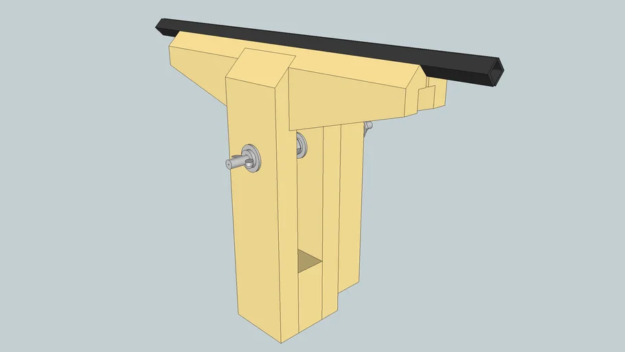 Shop-Made Saw Sharpening Vise | 3D Warehouse