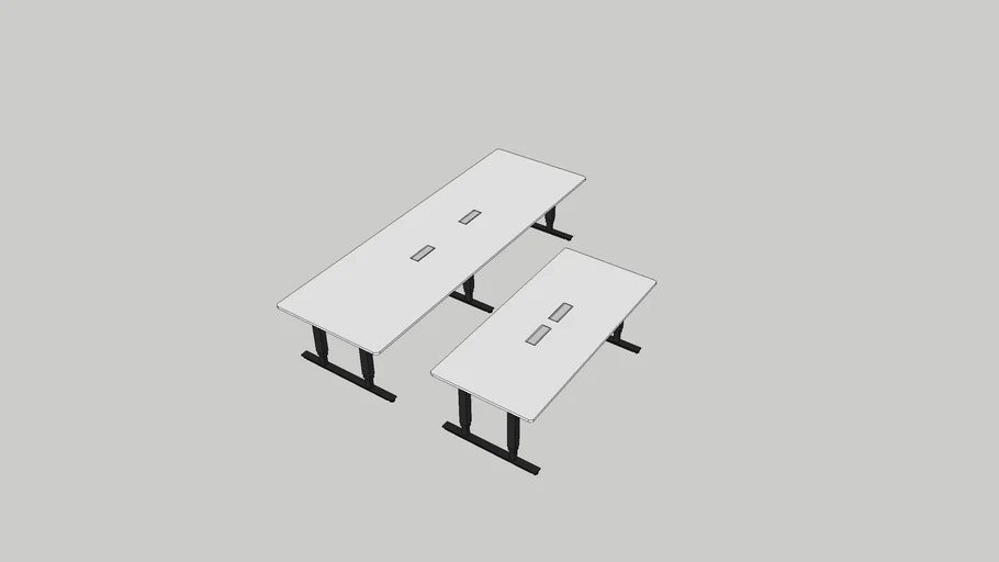 EFG Izi Effect conference tables | 3D Warehouse