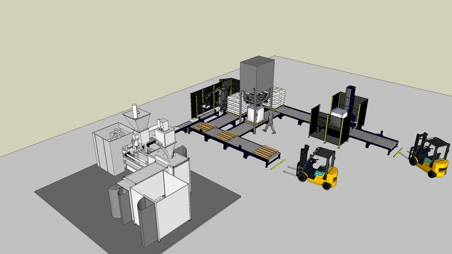 Bigbag filling | 3D Warehouse