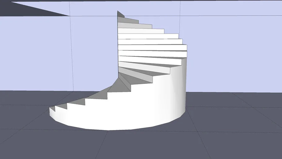 Basic spiral staircase | 3D Warehouse