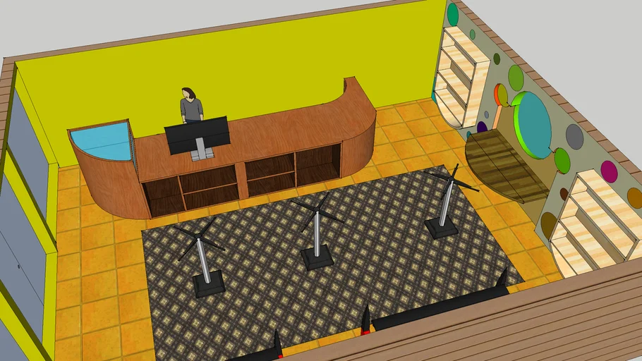 Small Shop Inetrior | 3D Warehouse