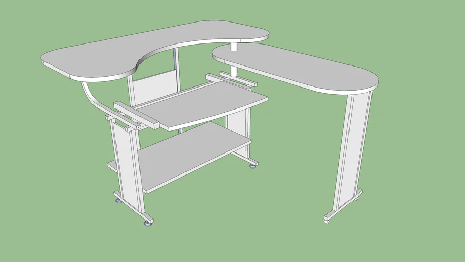 Computer desk | 3D Warehouse