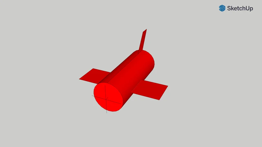 Red Airplane | 3D Warehouse