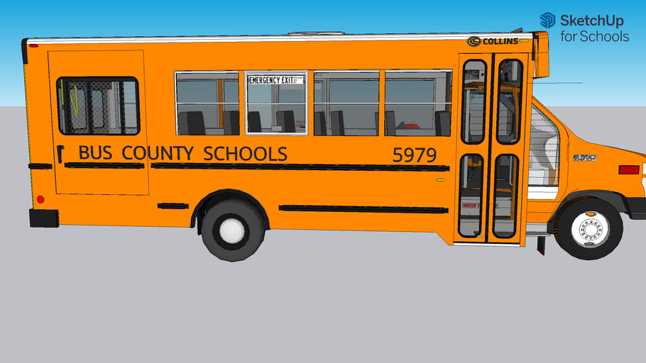 2008 Collins Super Bantam Ford WCL Bus 5979 | 3D Warehouse