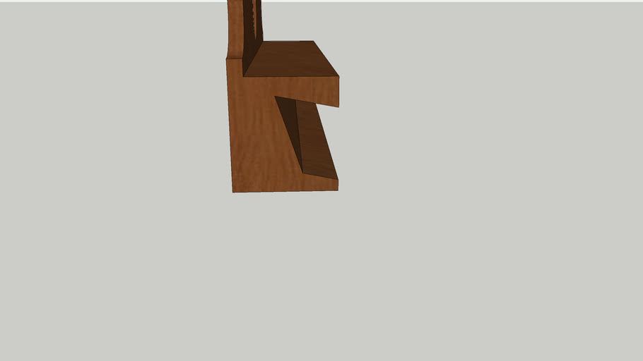 wooden church bench | 3D Warehouse