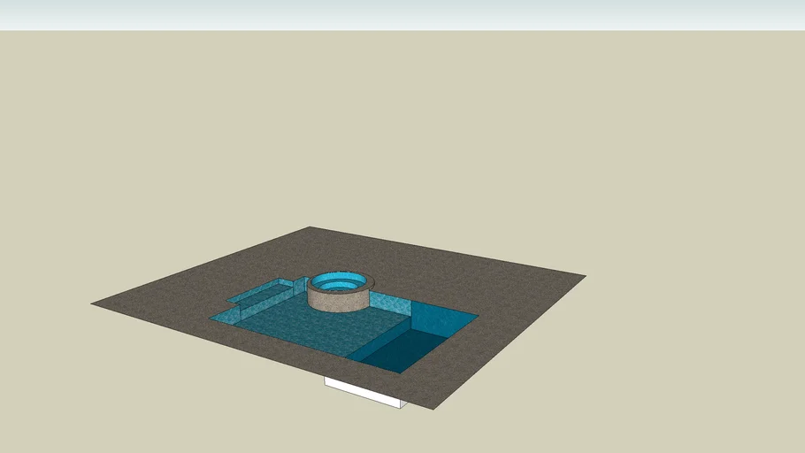 inground pool | 3D Warehouse
