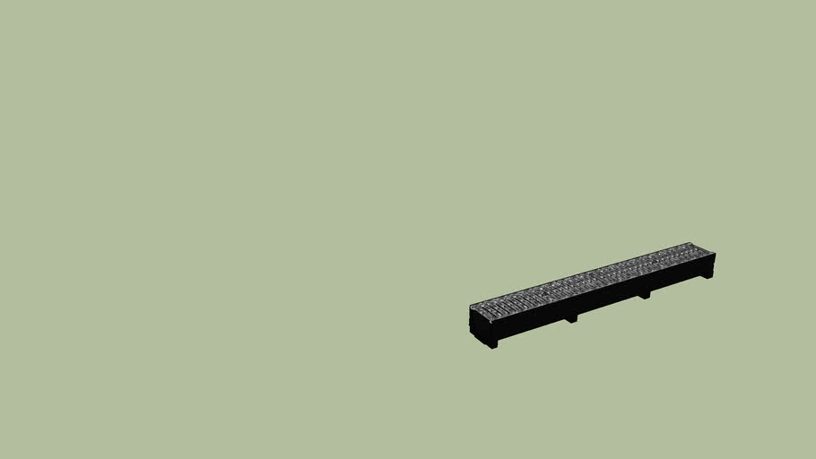 Strip Drain 1m | 3D Warehouse